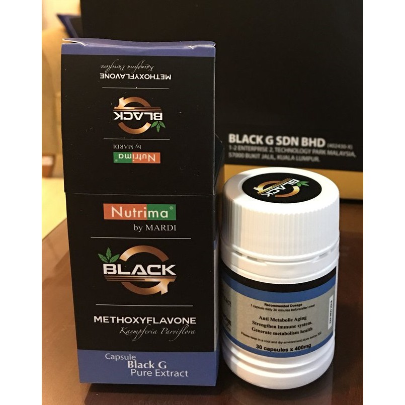 Original Black G Kunyit Hitam Capsule by M4rdi Ready 30 Kapsul xp 2027 ...
