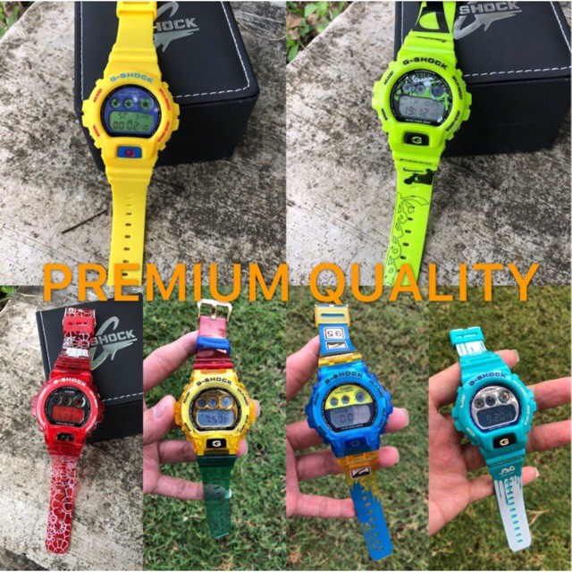 Jam tangan fesyen lelaki 【 PREMIUM 】G-SHOCK 100% Cermin kaca DW6900 ...
