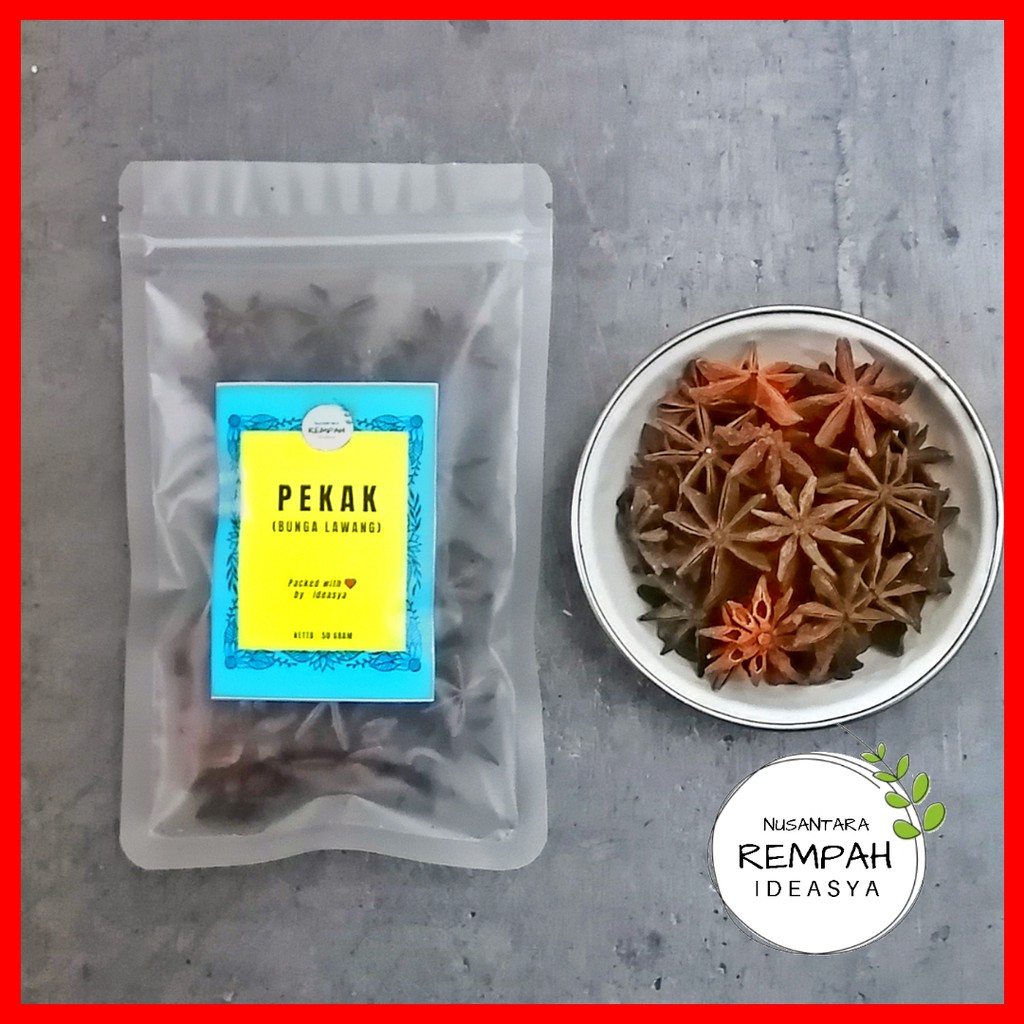 Sensitive/flower LAWANG/STAR ANISE/Fennel STAR JSR Pack 100g | Shopee ...