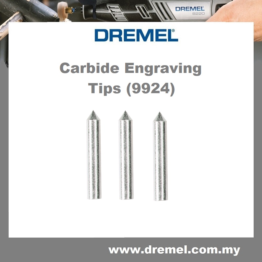 Dremel Carbide Engraving Tips 3pcs (9924) | Shopee Malaysia
