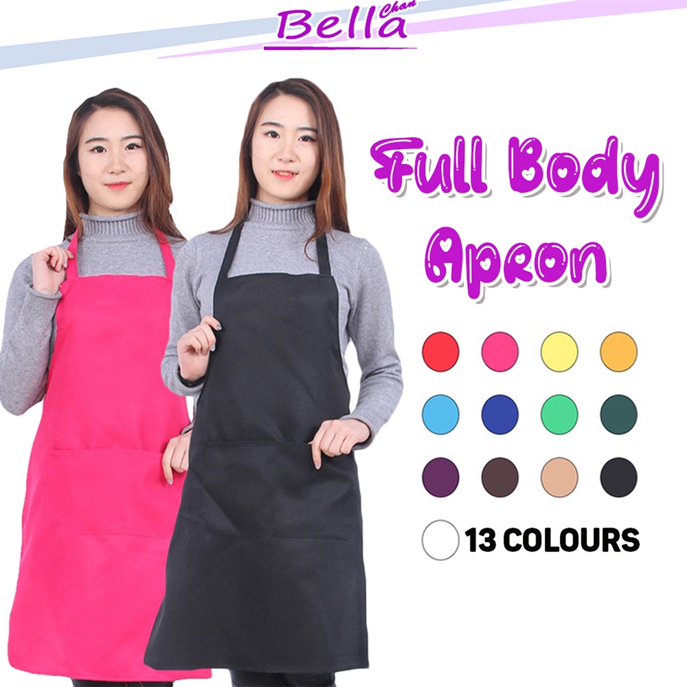 CHICKY Hang Neck Apron Overall Apron Murah Apron Dapur Kitchen Chef ...