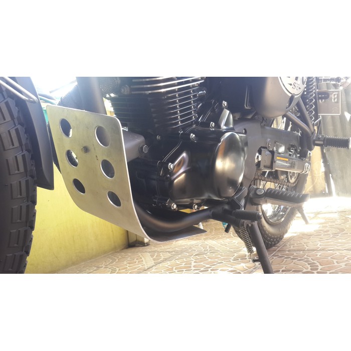 Kawasaki W175 Skidplate Custom Engine Guard Mud Guard Ze33821 | Shopee ...