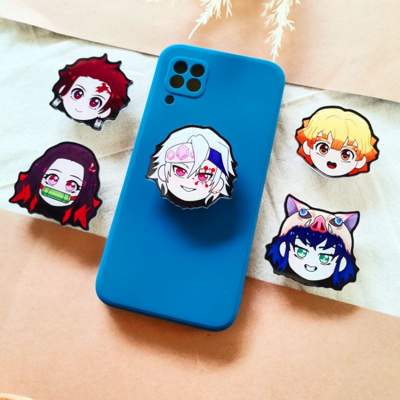 DEMON SLAYER Phone Grip KIMETSU NO YAIBA KNY Cute Anime Chibi Merch ...