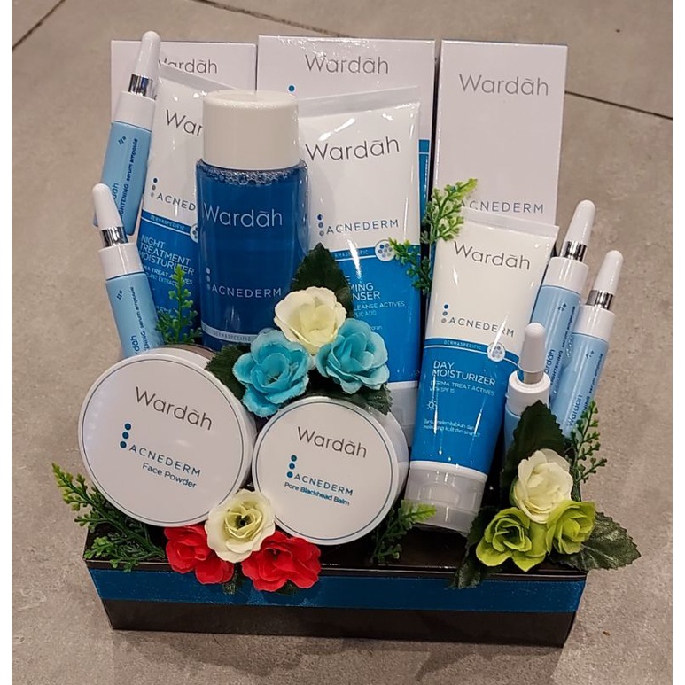 wardah acnederm gift set HANTARAN/HAMPERS | Shopee Malaysia