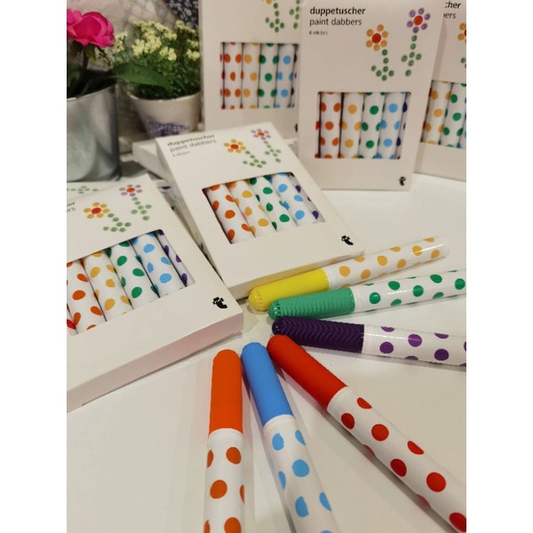 Children art and craft colourful dot pens suitable for preschool ...