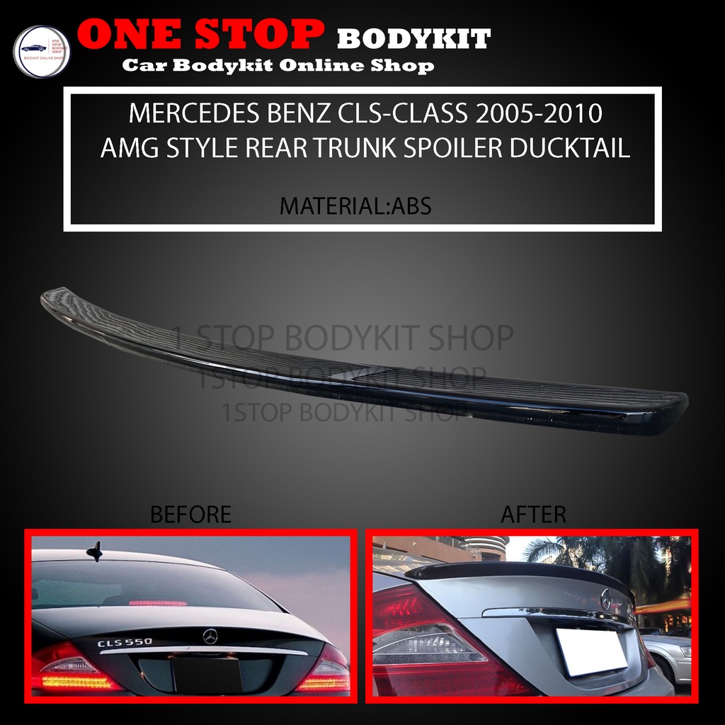 MERCEDES BENZ CLS-CLASS W219 2005-2010 AMG STYLE REAR TRUNK SPOILER ...