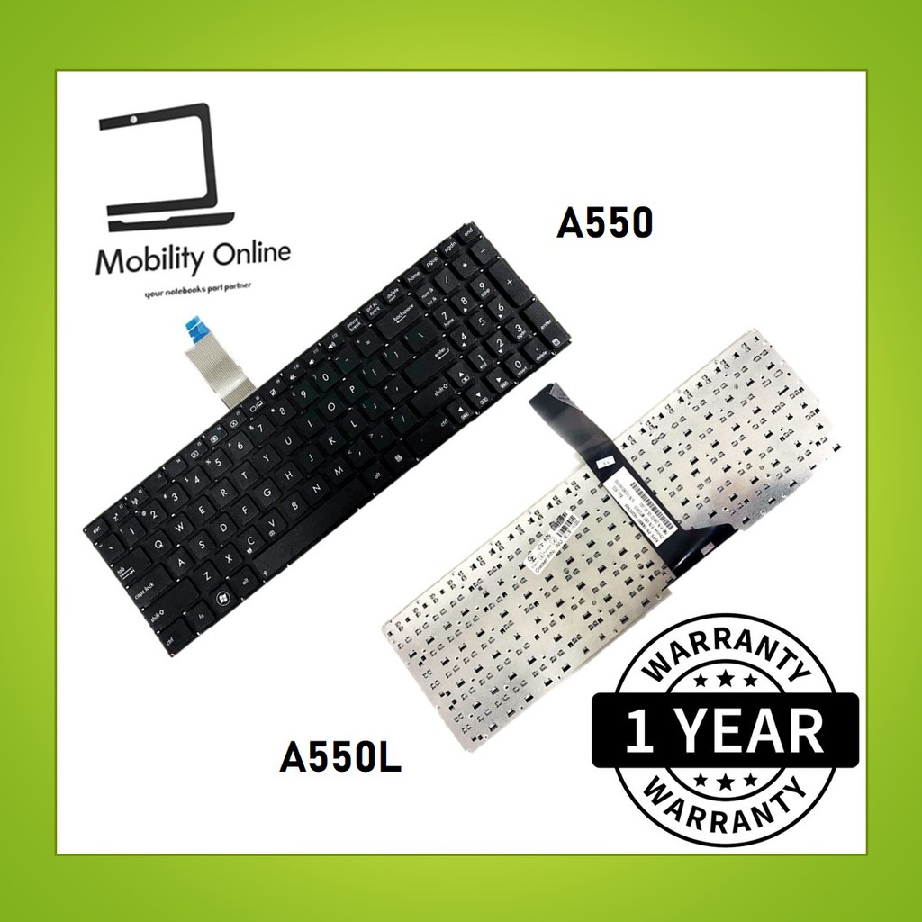 Asus A550 A550L A550C A550LC K550LD Laptop Keyboard | Shopee Malaysia