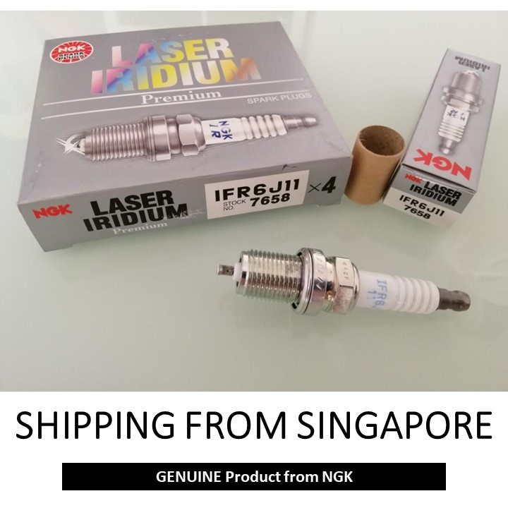 [Shipping from Singapore] NGK Laser Iridium Spark Plugs IFR6J11 ...