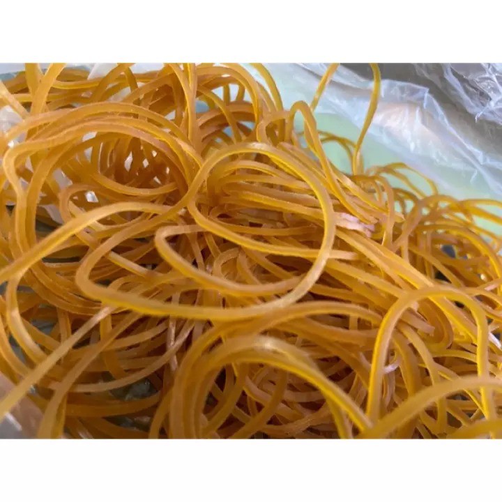 100G High Quality Rubber Band / Getah Gelang Elastik 100 gram Natural ...