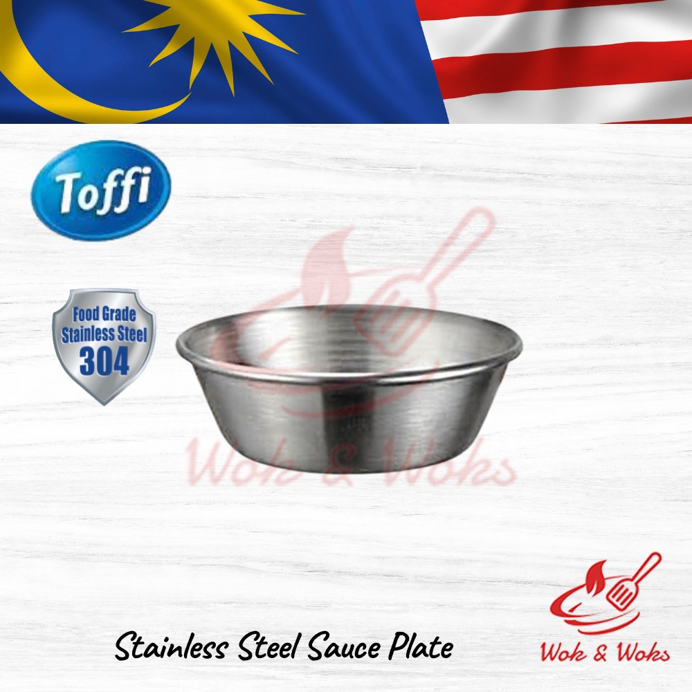 Toffi Brand Stainless Steel SUS304 Sauce Plate / Pinggan Sos Keluli ...