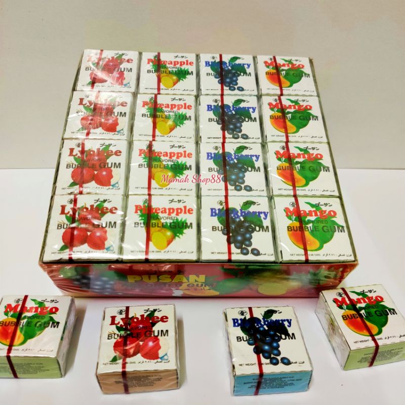 48pcs Pusan Assorted Bubble Gum / Pusan Gula Getah | Shopee Malaysia