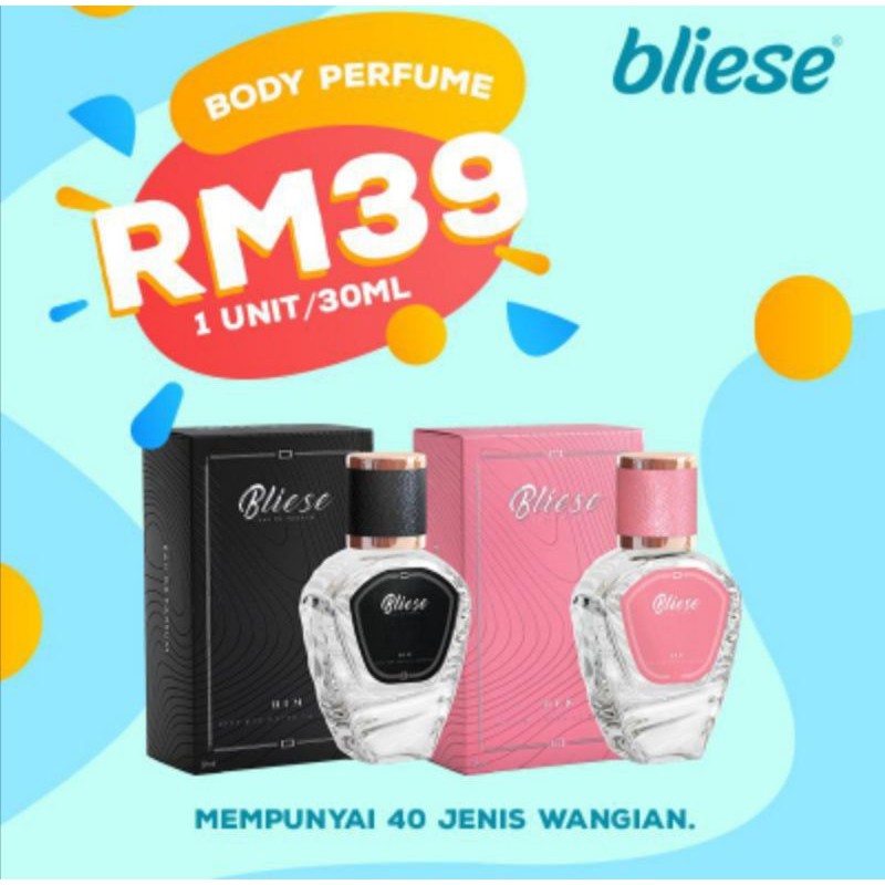 BLIESE PERFUME 30ML MEN AND WOMEN / ORIGINAL PERFUME / MINI PERFUME ...