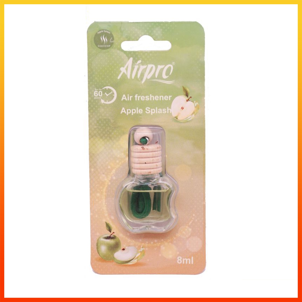 AIRPRO Hanging Bottle Auto Air Freshener for Car 8.0ml with Wooden Cap ...