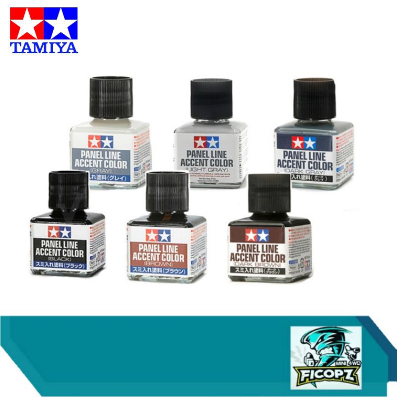 TAMIYA PANEL LINE ACCENT COLOR BLACK 87131 87132 87139( LIMITED INSTOCK ...