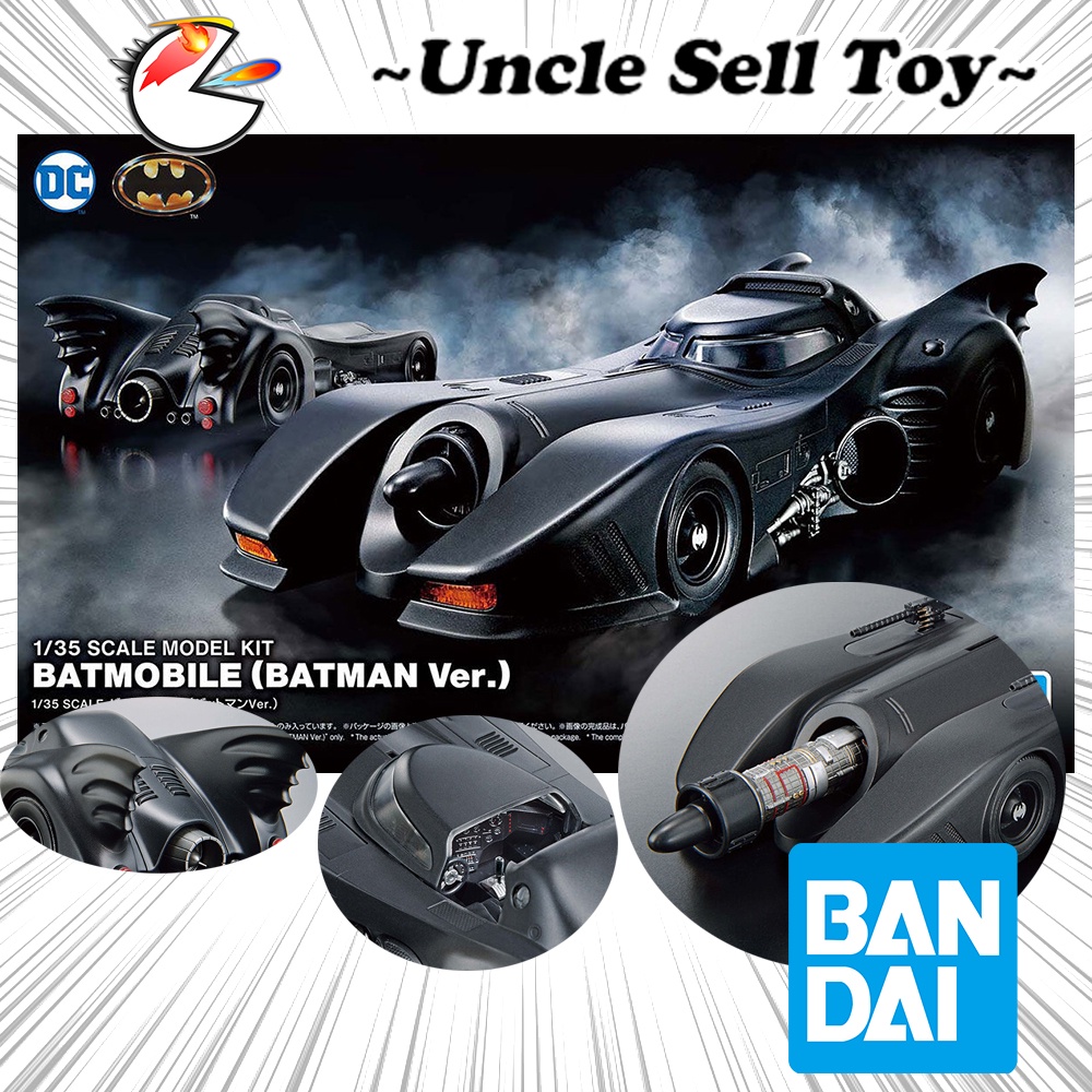 [Ready Stock] Bandai 1/35 Model Kit Batman Batmobile Batman Ver ...