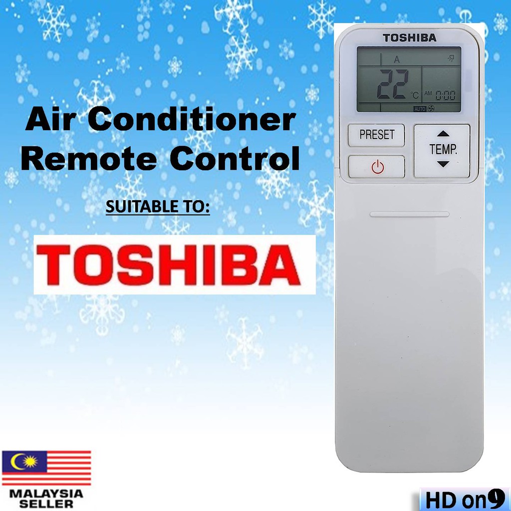 TOSHIBA Air Cond Aircon Aircond Air Conditioner Remote Control ...