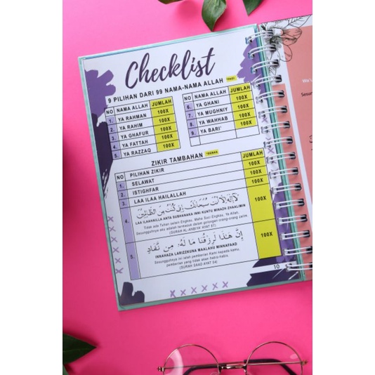 buku checklist amalan harian 100 hari by puan saira | Shopee Malaysia