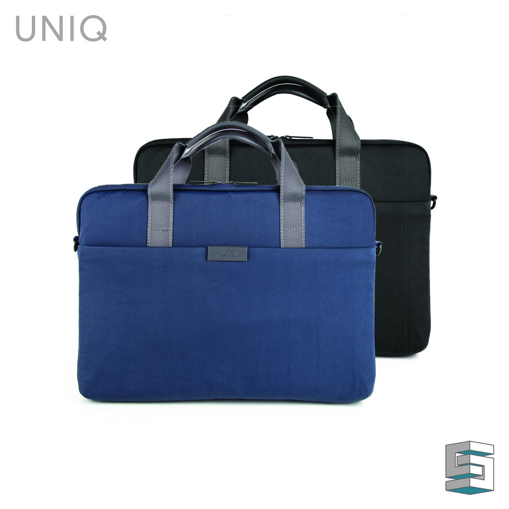 UNIQ Stockholm Laptop Sleeve (Black/Blue) 16'' | Shopee Malaysia