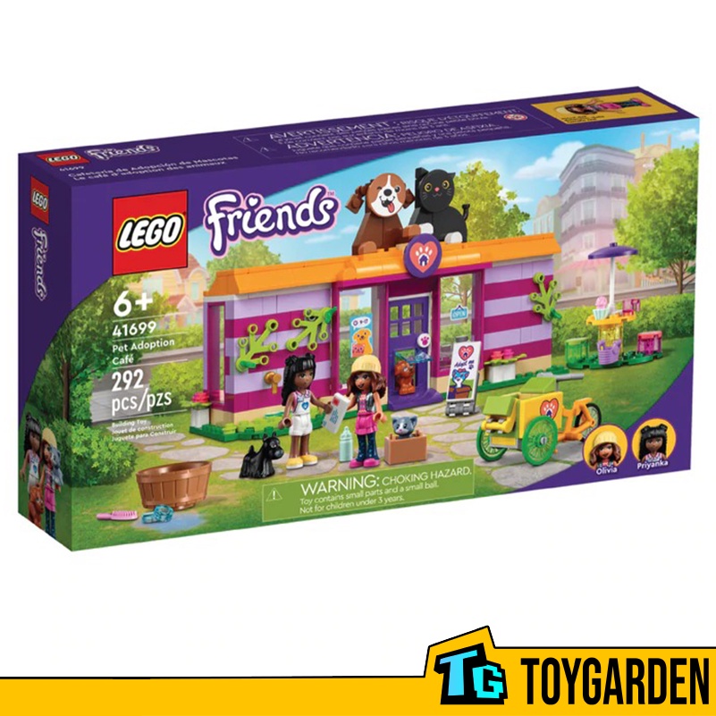 LEGO Friends 41699 Pet Adoption Café (292 Pieces) | Shopee Malaysia