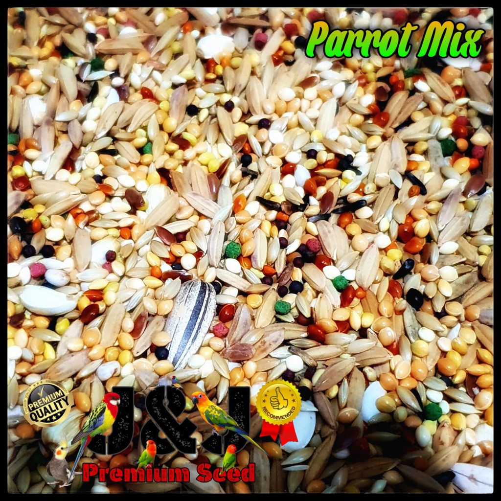 J&j Premium Seed Lovebird Falk Parakeet Animal Feed 1Kg | Shopee Malaysia