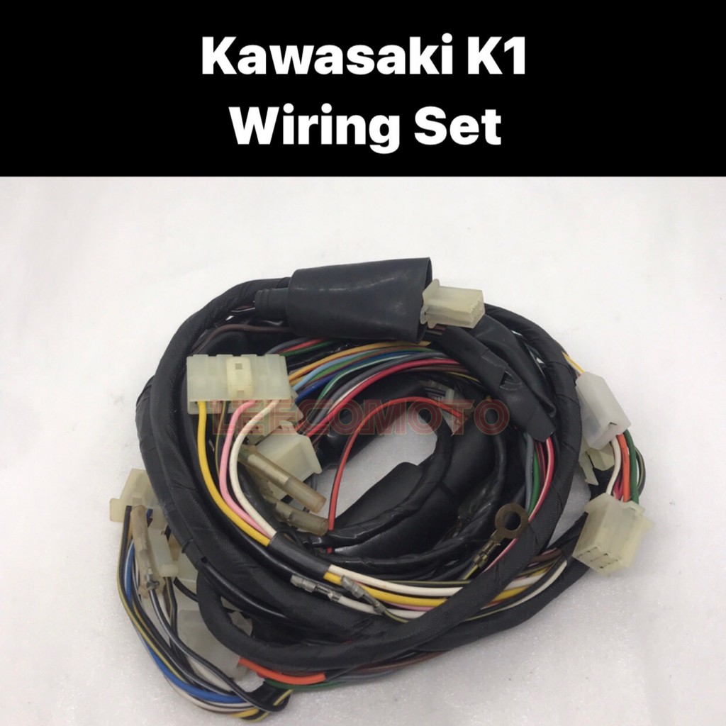 Kawasaki K1 K-1 Wiring Set Harness Body Wiring Set Wire Wayar Wayer ...