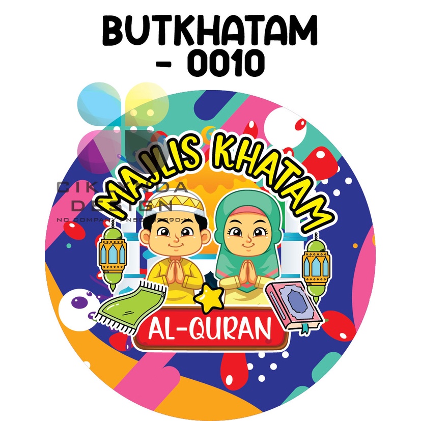 PRE-ORDER - BUTTON BADGE - MAJLIS KHATAM AL-QURAN (MURID) | Shopee Malaysia