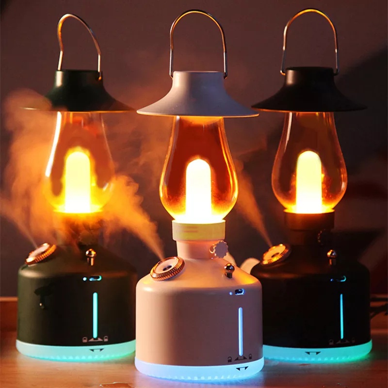 Rechargeable Retro Camping Horse Lamp Humidifier Mini Portable Wireless ...