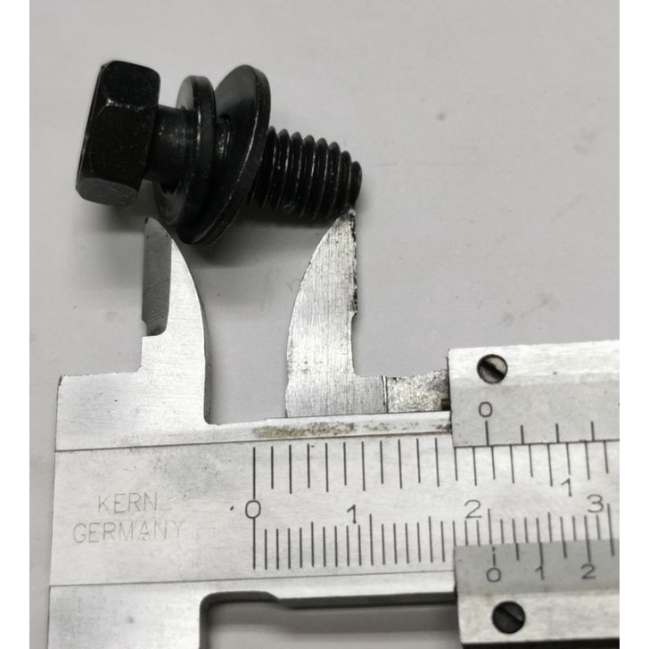 M8 Spanar 12 Stainless Steel Black Philips Hex Flange Bolt with Double ...