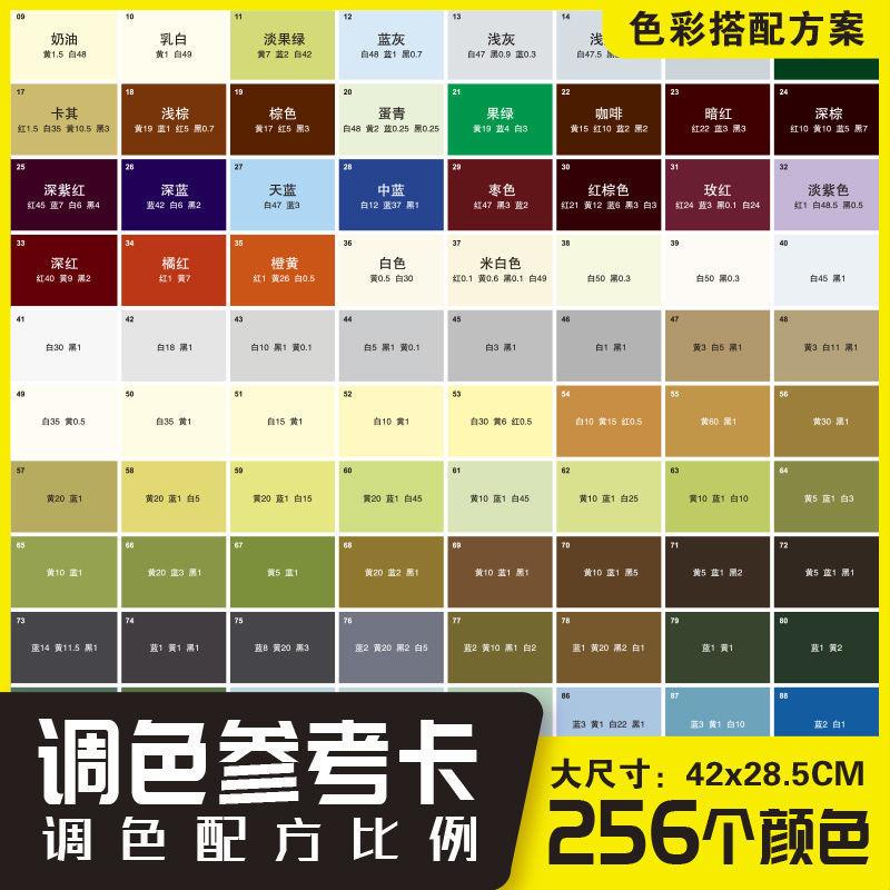 [Color Card|Maintenance Encyclopedia Material] Color Card Formula Ratio ...