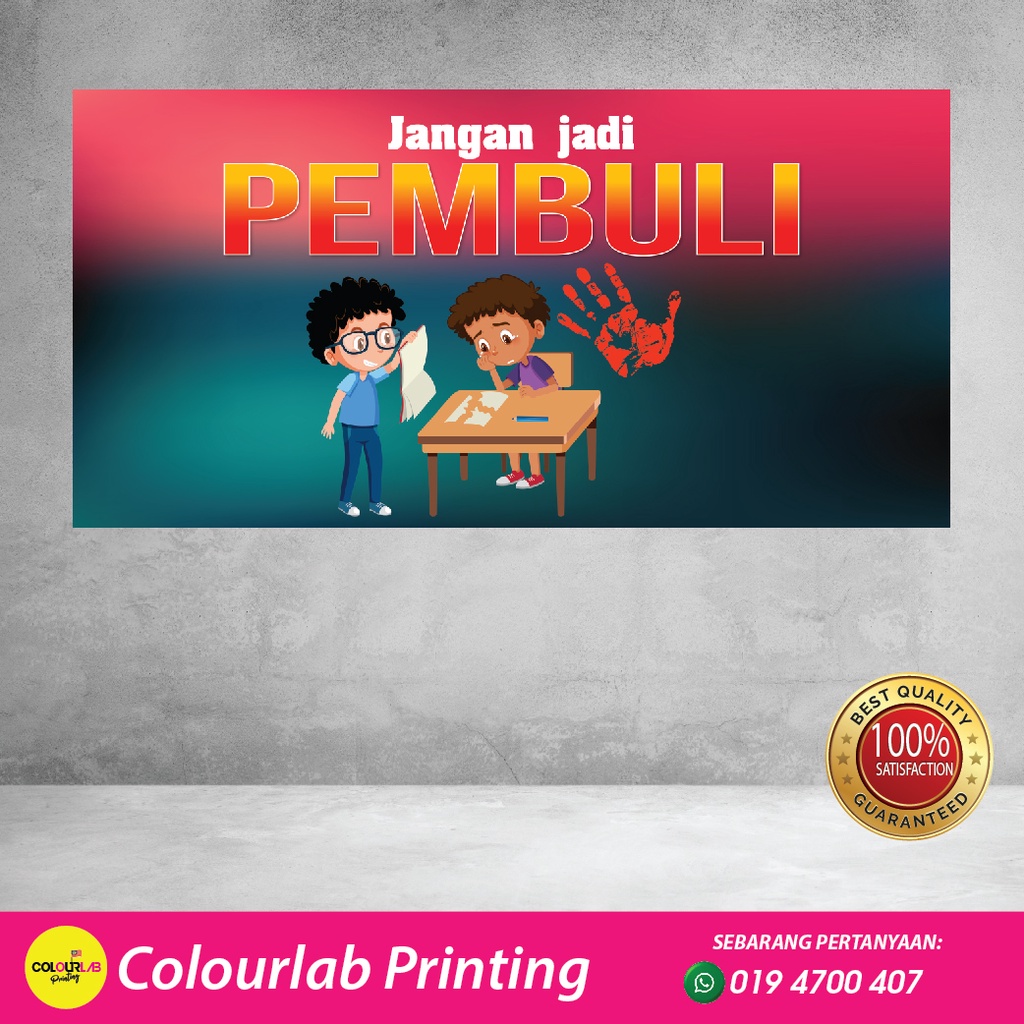 Banner buli di sekolah | Shopee Malaysia