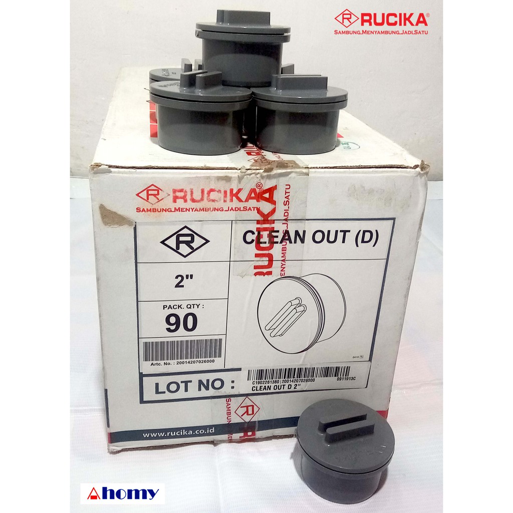 Clean out 2" DV is rucika cleanout dop cap pvc thread | Shopee Malaysia