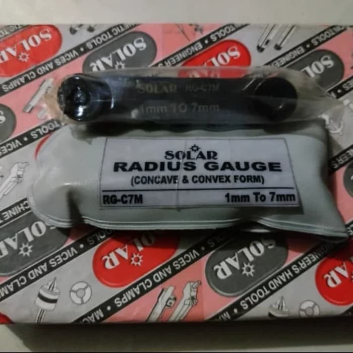 Best Seller SOLAR RG-C7M Concave & Convex Form - Mal Radius Gauge ...