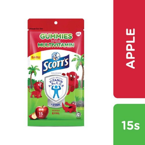 Scott's Gummies with Multivitamin (2 Flavours) - 1 x 15's | Shopee Malaysia
