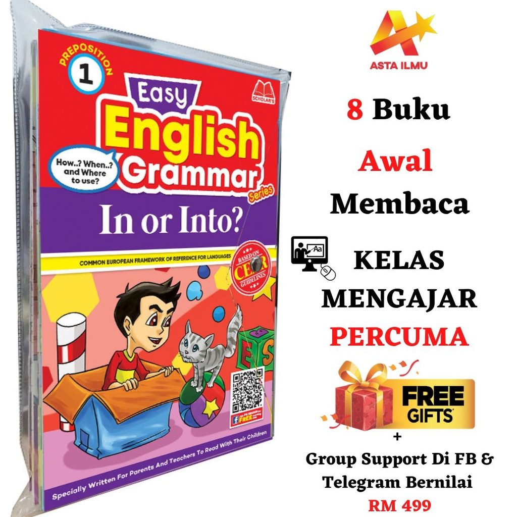 Buku Easy English Grammar Series(8 Buku)+FREE Gift+Kelas Mengajar-Local ...
