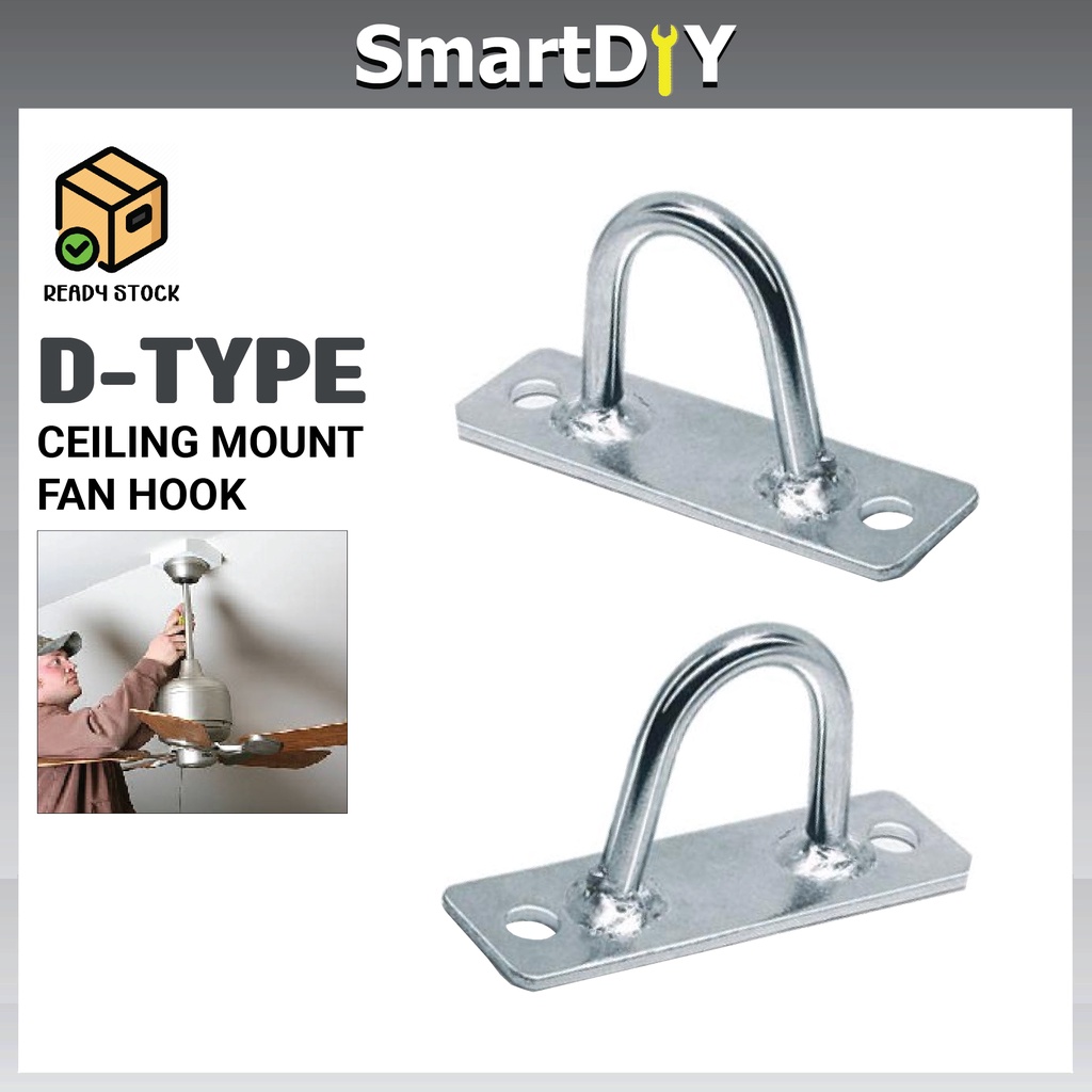 D-Type Ceiling Mount Fan Hook | Shopee Malaysia