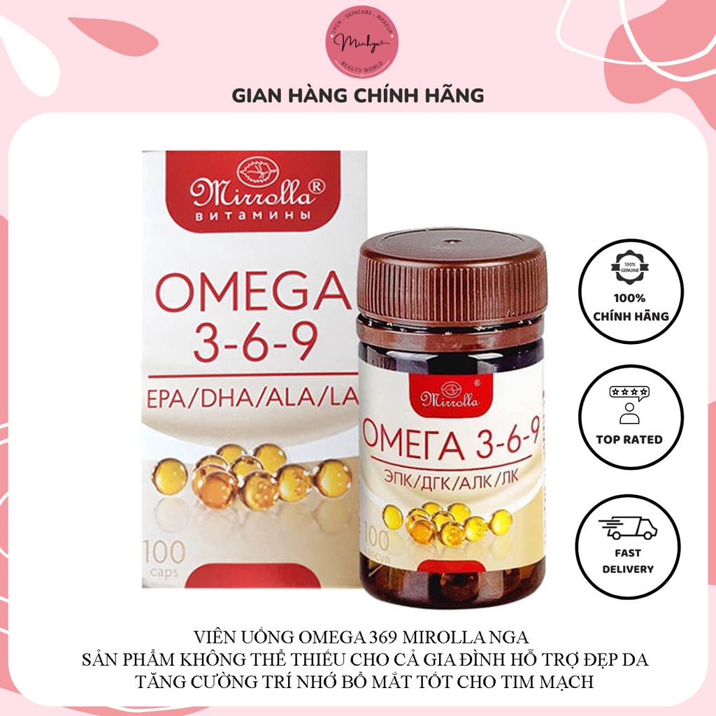 Russian Omega 369 Mirrolla Oral Tablets Indispensable For The Whole ...