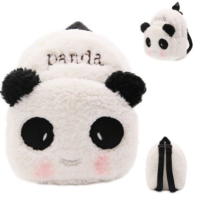 Local KL Kids 3D Fluffy Backpack (Panda) | Shopee Malaysia