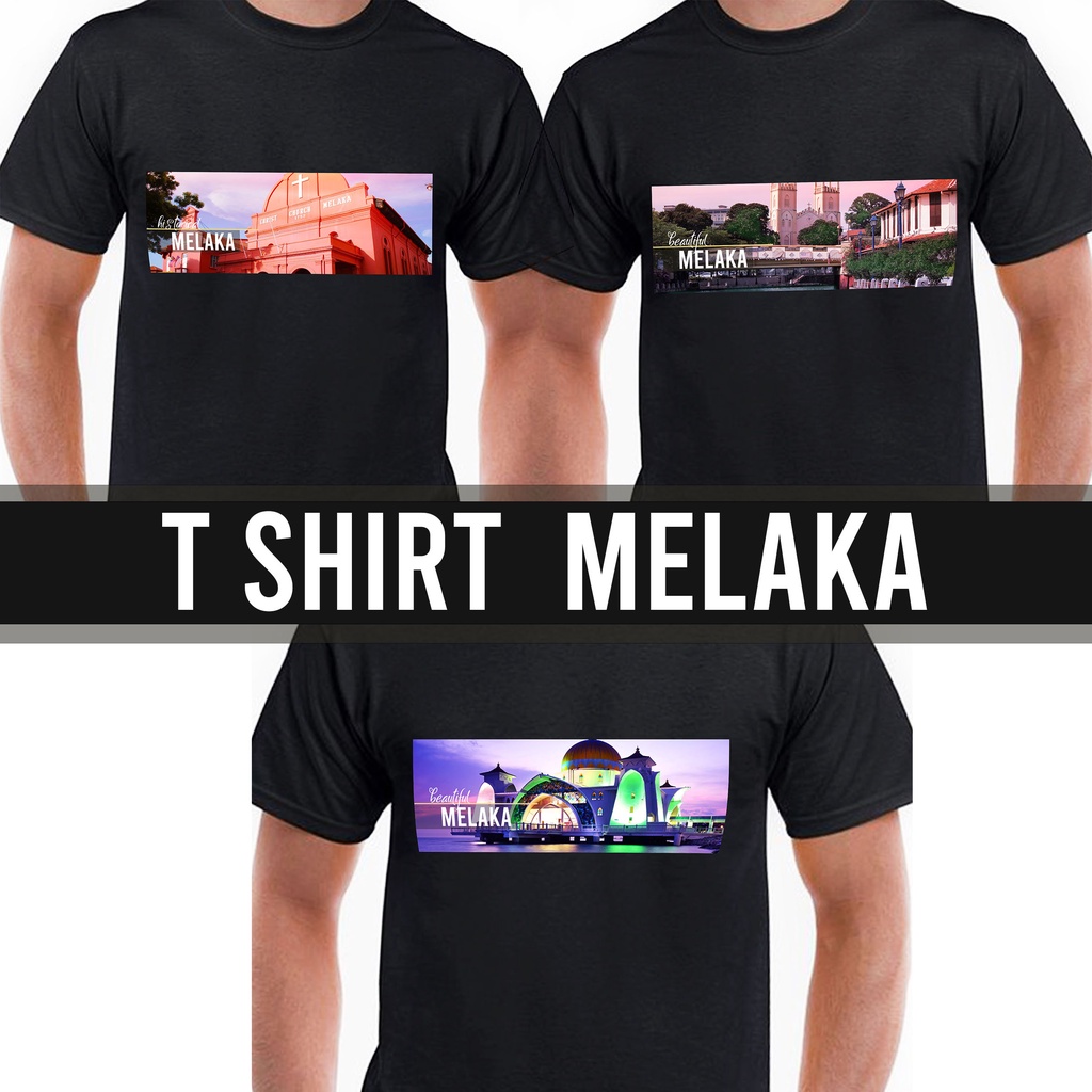 Melaka Malacca A famosa jonker street Cotton T-Shirt Souvenir Gift ...