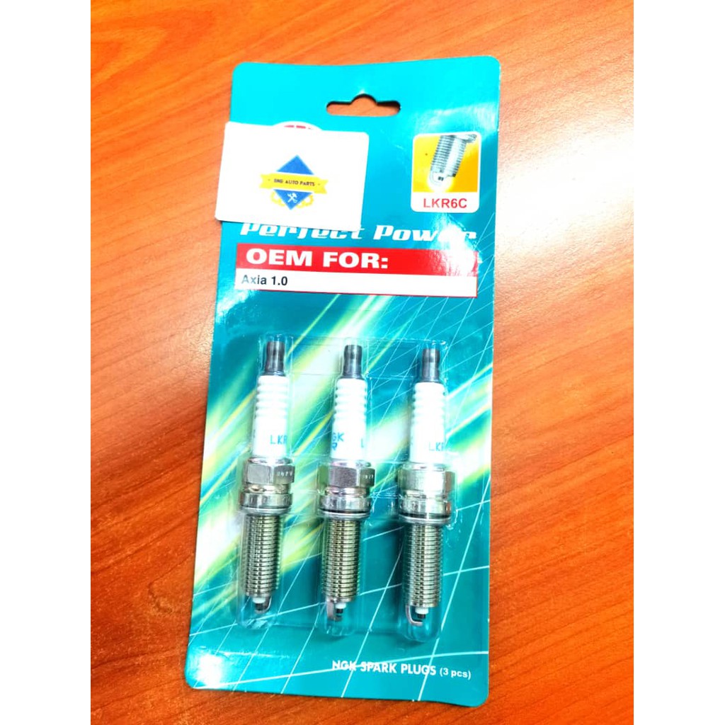 NGK LKR6C SPARK PLUG SET - PERODUA AXIA BEZZA | Shopee Malaysia