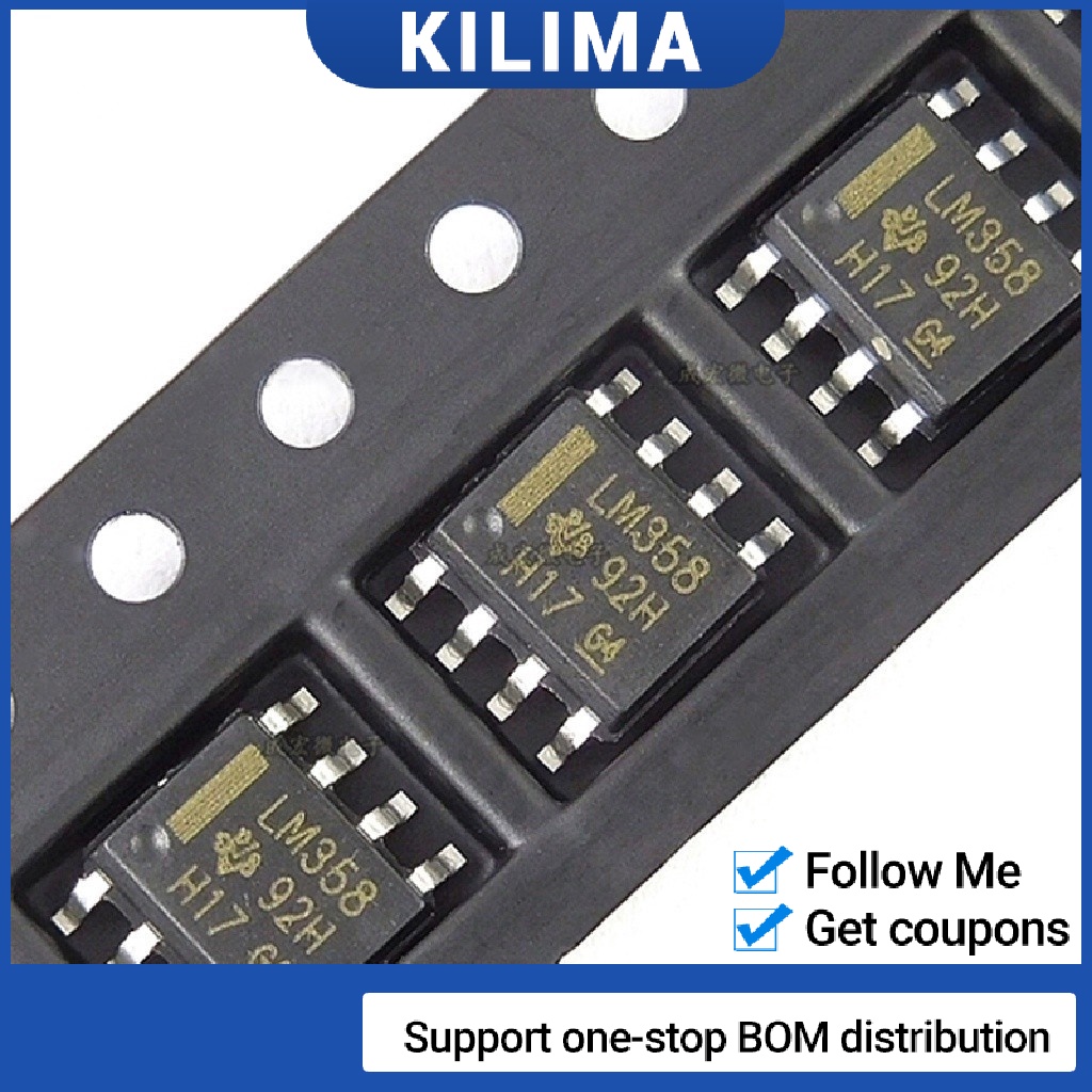 10Pcs Original SMD LM358 LM358DR SOP8 2-Channel Amplifier | Shopee Malaysia