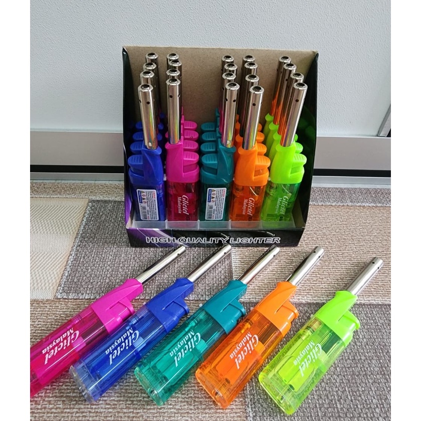Glictel Long Handle Windproof Lighter Refillable🔥Ready stock 🔥 防风打火机 ...