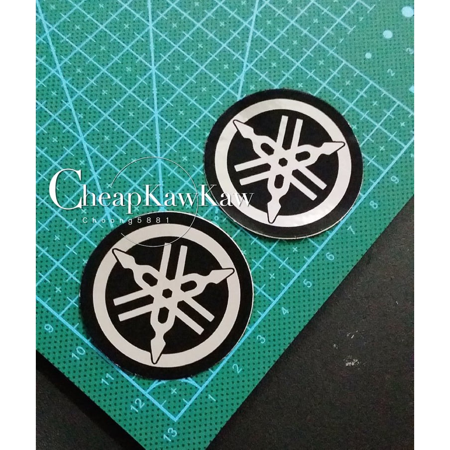 Yamaha Logo Sticker Print 2pcs | Shopee Malaysia