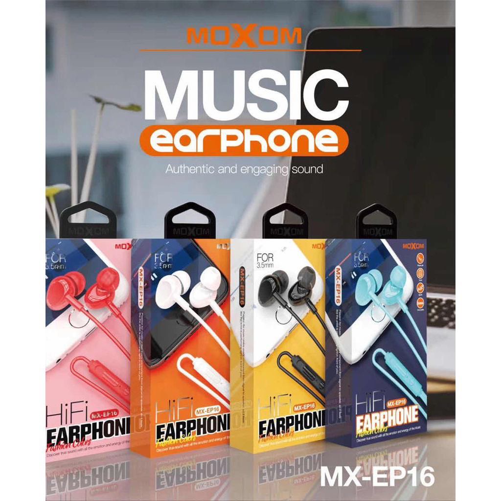 MOXOM MX-EP16 3.5MM Wired HiFi Colorful Stereo Earphone For Music ...