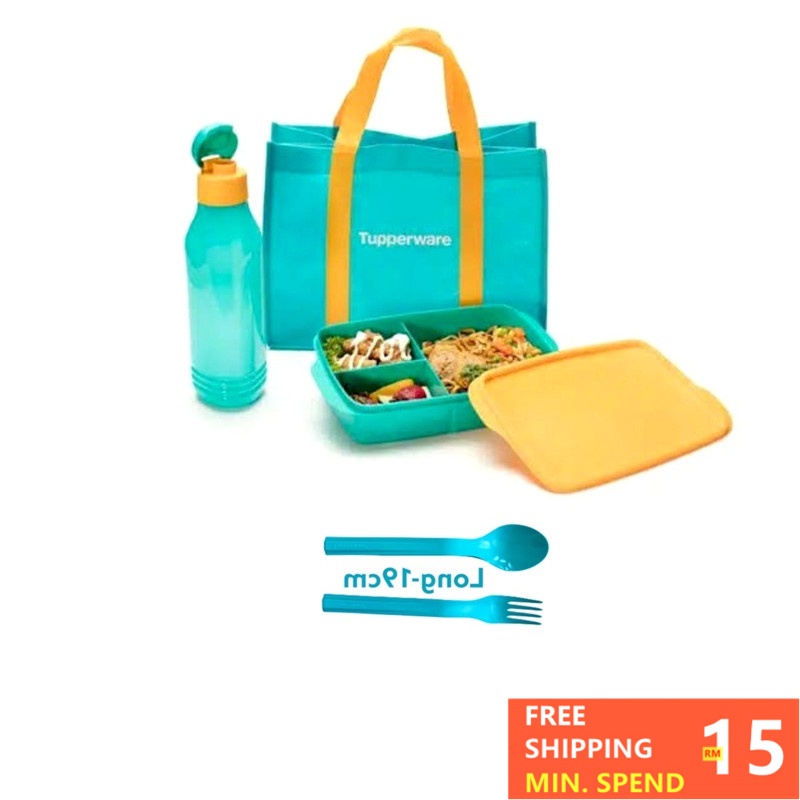 Tupperware Cool Teen / Lunch Box Set/Bento/Bekal Makanan | Shopee Malaysia
