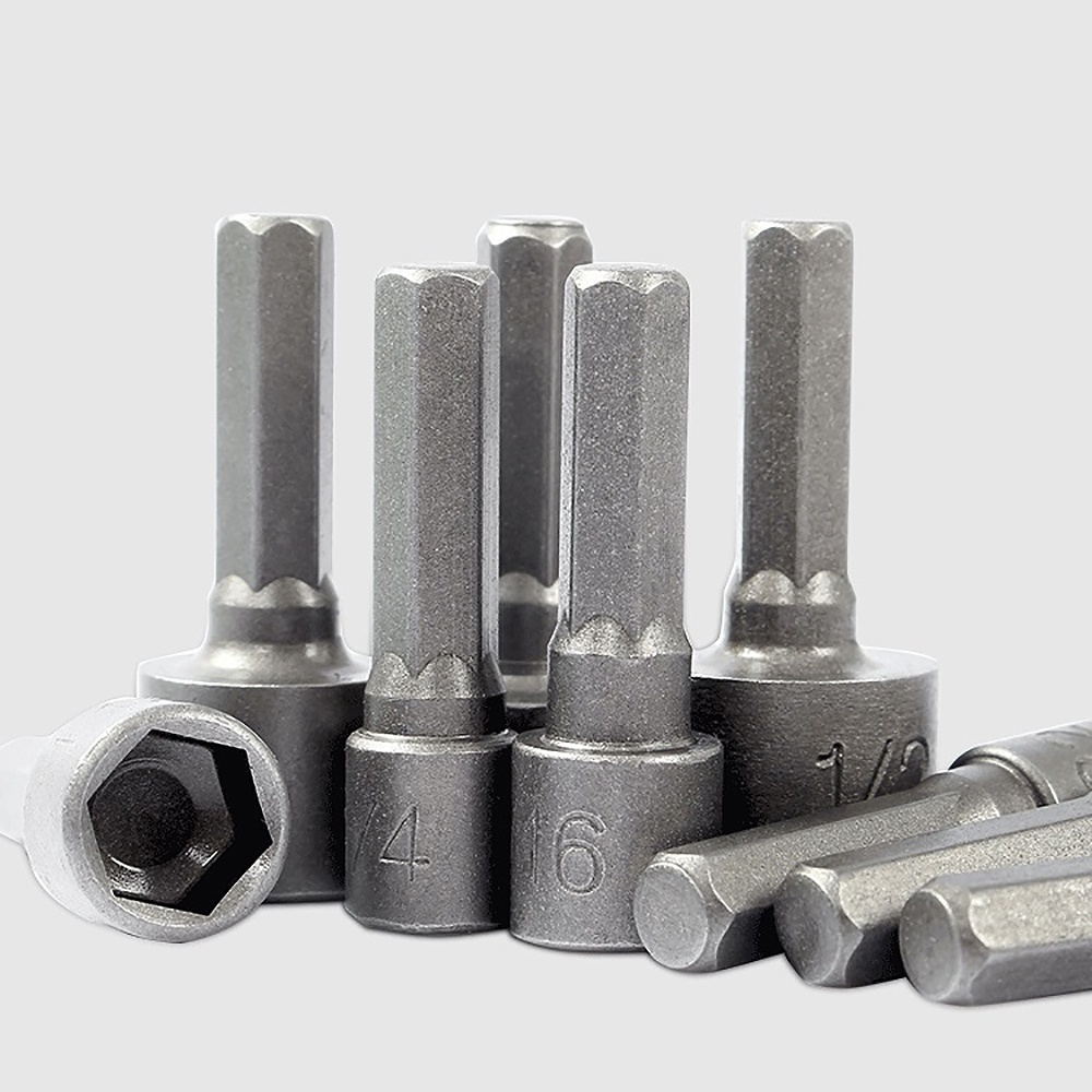 1PCS Metric/Imperial Hex Bit Socket Allen Key Wrench 1/4“Hex Shank ...