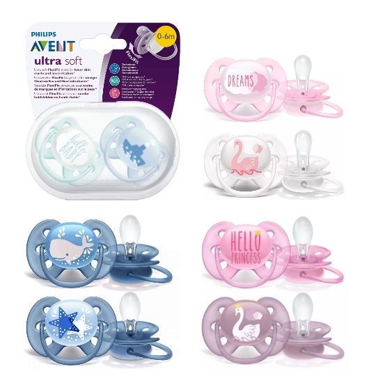 Philips Avent Ultra Soft Soother Pacifier (2pcs/pack) | Shopee Malaysia