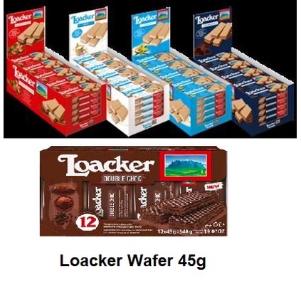 Loacker Crispy Wafer 45g (1 Box) | Shopee Malaysia