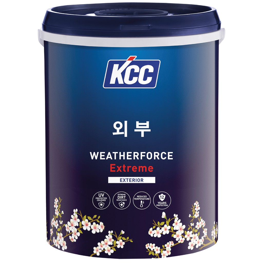 KCC WEATHERFORCE Extreme Exterior Paint (5L) | Shopee Malaysia