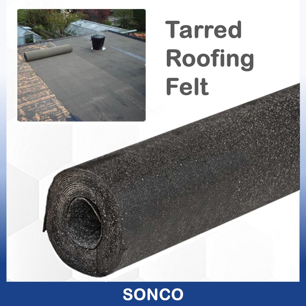Heavy Duty Tarred Waterproof Roofing Felt Underground protection House ...