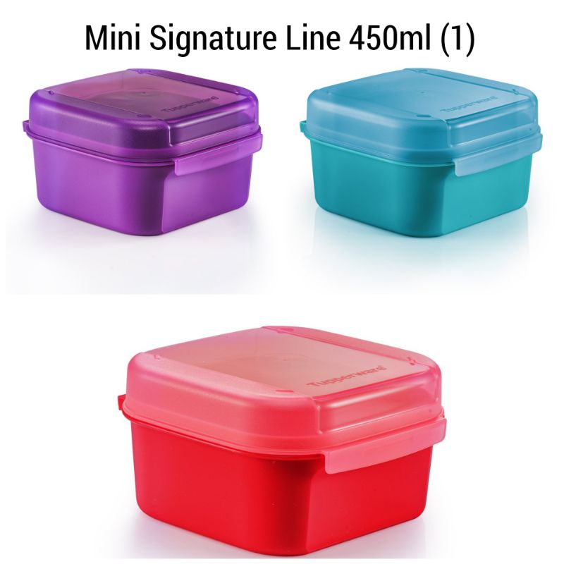 Mini Signature Line 450ml (1) Tupperware Original Bekas Plastik ...